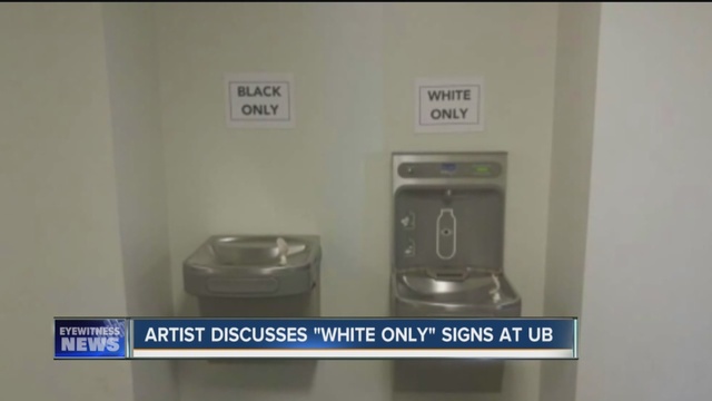 Artist behind "white only" signs talks to 7 - WKBW.com Buffalo, NY