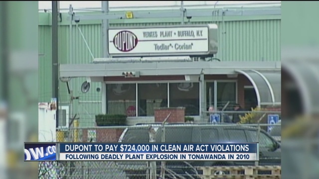 Dupont fined for fatal fire at Tonawanda plant - WKBW.com Buffalo, NY