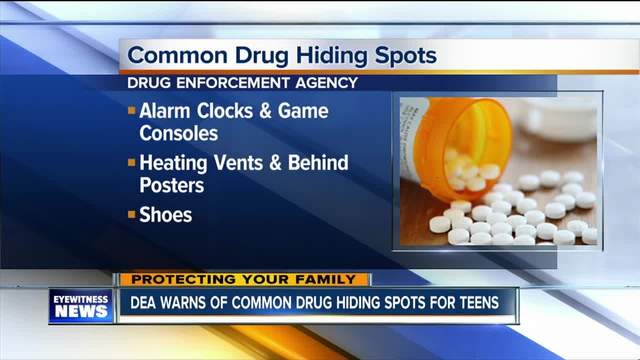 DEA lists common drug hiding spots for teens - WKBW.com Buffalo, NY