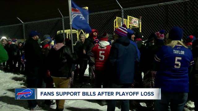 Fans greet Buffalo Bills at airport after playoff loss - WKBW.com ...