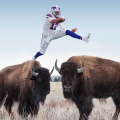 Buffalo Bills QB Josh Allen can jump, and Twitter can't get enough of ...